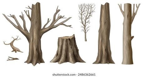 How To Draw A Tree Trunk Texture