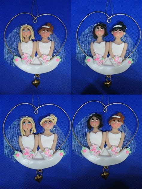 Personalized Christmas Ornament Married Couple Same Sex Women