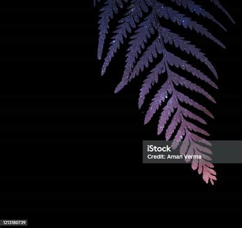 은하계 별과 잎 모양의 이중 노출 공간을 복사합니다 텍스트 및 디자인을 위한 배치입니다 0명에 대한 스톡 사진 및 기타 이미지 Istock