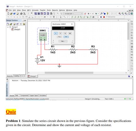 Solved Design1 Multisim Design1 X Eile Edit View
