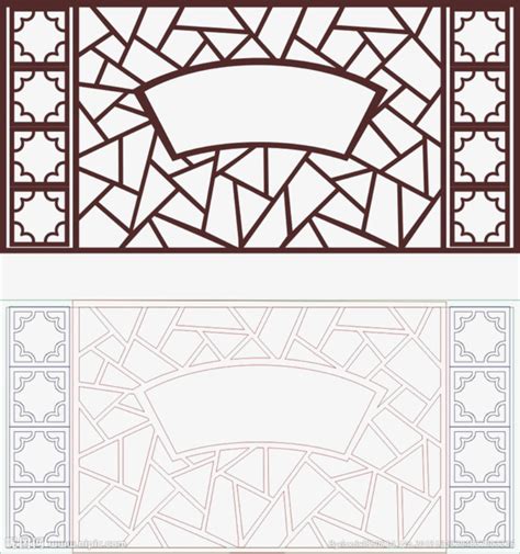 边框花纹 当图网