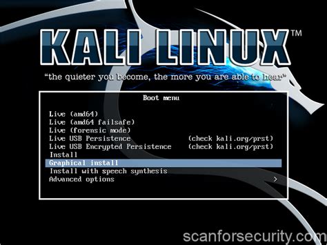 How To Install Kali Linux Scan For Security