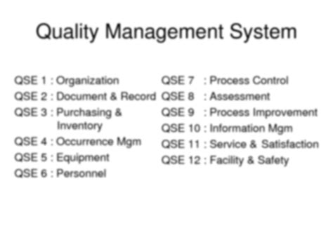 Solution Quality Management Class Lectures159451432 Quality Management Systems Overview