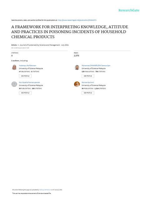 A Framework For Interpreting Knowledge Attitude An Pdf Attitude