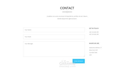 html and css template 2 مستقل