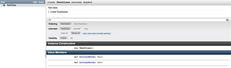 Scala Scaladoc Group Tag Not Showing In Api Documentation Stack