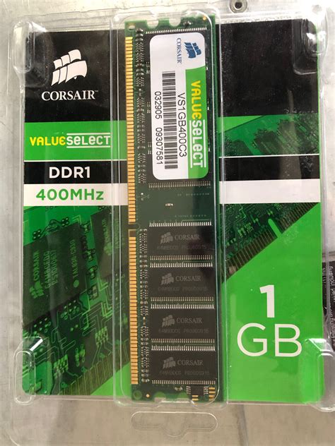 Corsair Ddr1 1gb Value Select Ram Memory 400 Mhz Vs1gb400c3