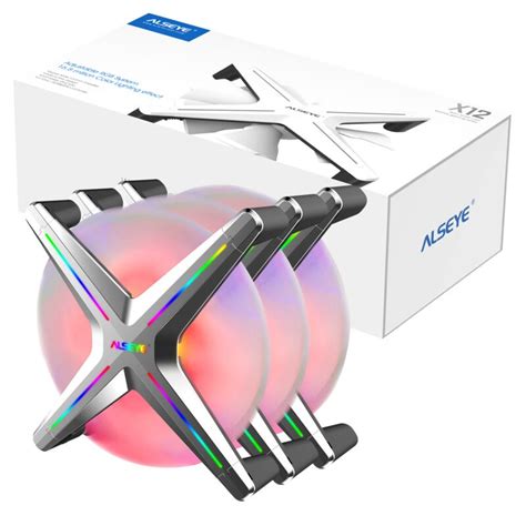 Color Options Alseye Xtreme Series X12 3in1 Argb Cooling Case Fan Kit