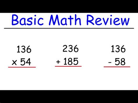 Master Basic Math Problems Essential Worksheets For Success