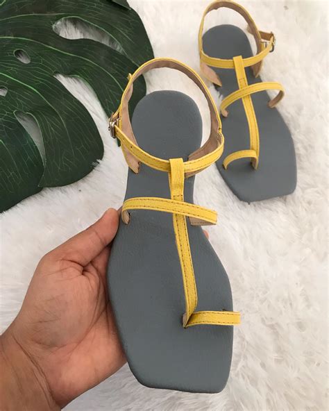 Yellow Thong Sandals
