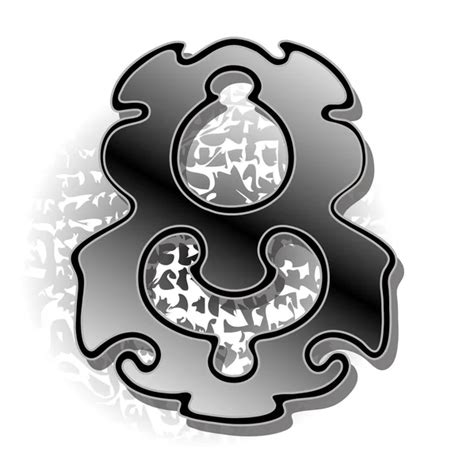 Classical Numbering Design Royalty Free Classical Numbering Design