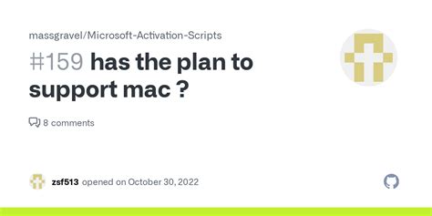 Has The Plan To Support Mac · Issue 159 · Massgravelmicrosoft Activation Scripts · Github