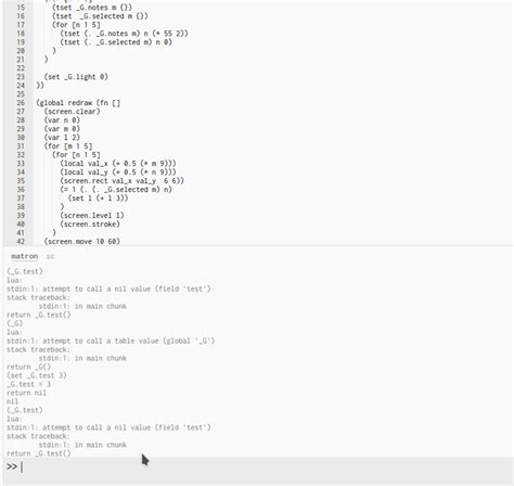 Fennel Lua Compatible Lisp On Norns Monome Lines