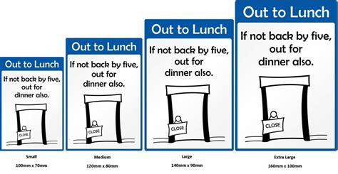 Funny Lunch Break Signs Lunch Break Sign Out To Lunch Be Back