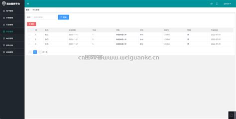 前后端分离 毕业生就业服务平台springbootredisvue