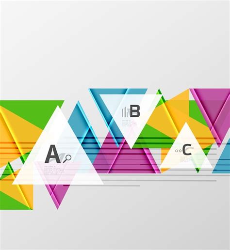 Premium Vector Colorful Abstract Shapes Background Minimalistic Design