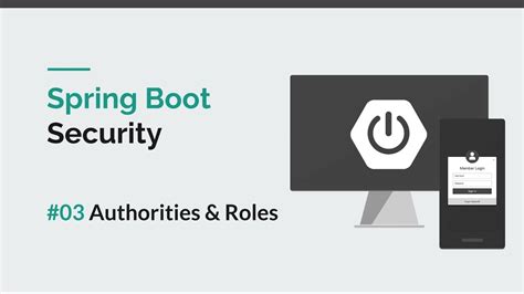 Spring Boot Security 03 Authorities And Roles Youtube