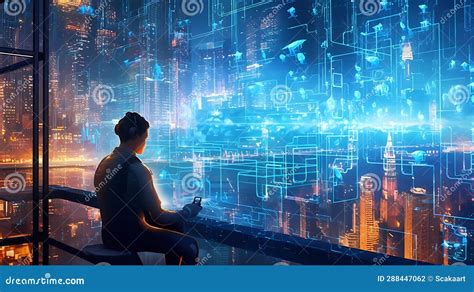 Digital Fortress Safeguarding The Frontiers Of Cybersecurity Stock Illustration Illustration