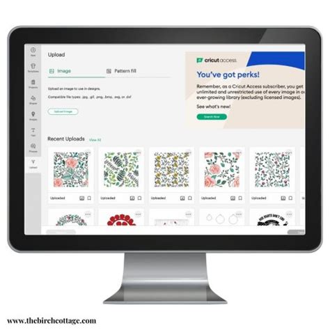 How To Insert An Uploaded SVG File Into A Cricut Project The Birch Cottage