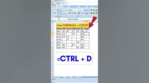How To Use Count Formula Excelshorts Ytshorts Exceltips Excelpoweruser Exceltutorial Youtube