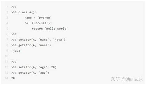 Python进阶之hasattr、getattr和setattr函数的使用 知乎