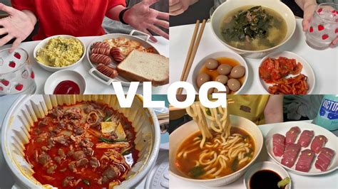 🍣이 정도면 내가 눈치 없이 살아있는 건 아닐까 싶은 상황 속에서도 잘 먹고 사는 자취러의 자취 일상 먹방브이로그에그샐러드