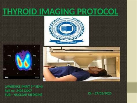 Thyroid Imaging In Nuclear Medicinepptx