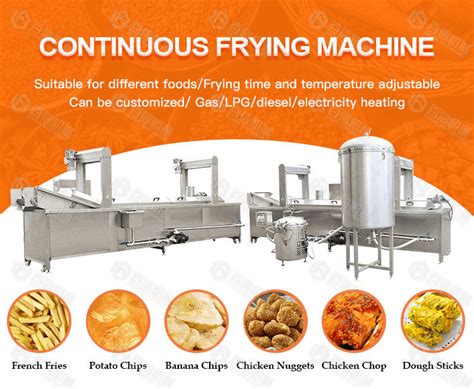 Continuous Frying Machine Baixin