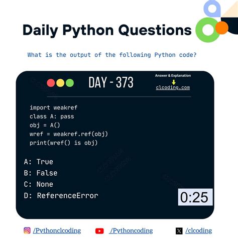 Python Coding Challenge Day 373 What Is The Output Of The Following