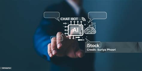 Ai 챗봇 인공 지능 기술 챗봇 자동화된 로봇 비서 기술 사업가는 전화 채팅 메시지를 사용하여 생성된 데이터 로봇 애플리케이션