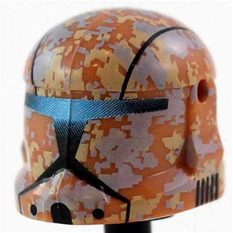 clone army customs commando rust camo helmet