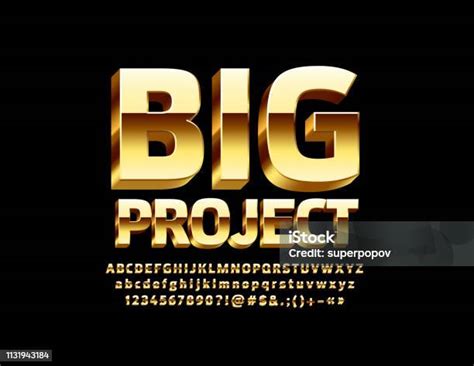 황금 알파벳 문자 숫자 및 기호와 벡터 세련 된 엠 블 럼 큰 프로젝트 개념에 대한 스톡 벡터 아트 및 기타 이미지 개념 개념과 주제 개발 Istock