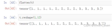 Pytorch教程（十三）：reshape、squeeze、flattenreshape和flatten Csdn博客