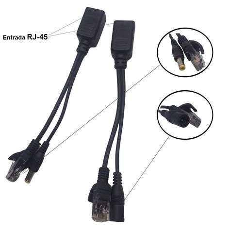 Cabo Adaptador POE Para Cabo De Rede Par StormTech SobralTech