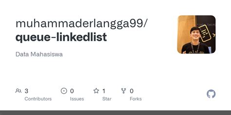Github Muhammaderlangga99queue Linkedlist Data Mahasiswa