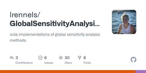 github lrennels globalsensitivityanalysis jl julia implementations of global sensitivity