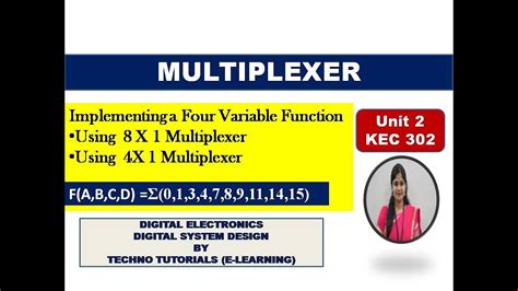 Boolean Function Implementation Using Multiplexer Using 8x1mux