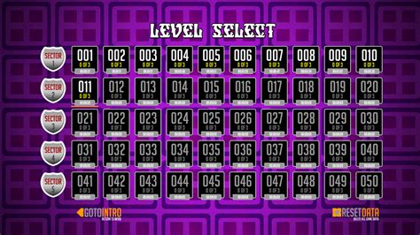 Game Level Select