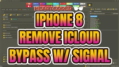 Iphone 8 Bypass With Signal Heartcoded Tutorial Youtube