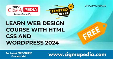 Learn Web Design Course With Html Css And Wordpress 2024 Free Udemy Course Cigma Pedia