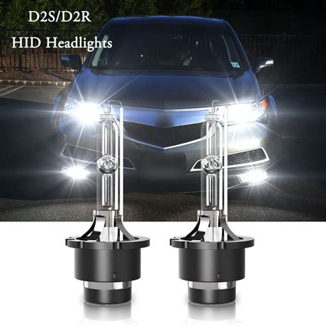 Acura Mdx 2007 2013 Xenon Hid Headlight Low Beam Bulbs Kit 6000k White