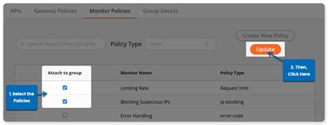 how to add apis and policies to a group yappes documentation