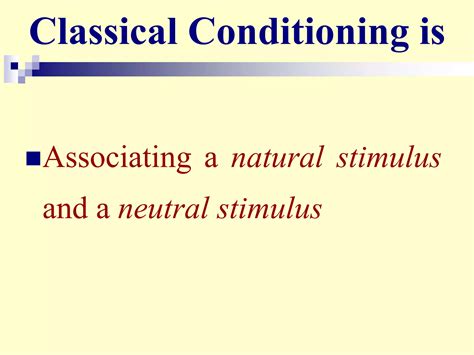Classical Conditioning Terminology Pdf