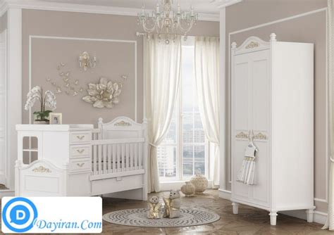 سرویس خواب نوزاد ام دی اف سفید6