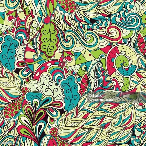 트레이서리 원활한 장식 민족별 멘디 곡선형 낙서 디자인식 벡터 그리기에 대한 스톡 벡터 아트 및 기타 이미지 그리기 낙서 드로잉 동아시아 Istock