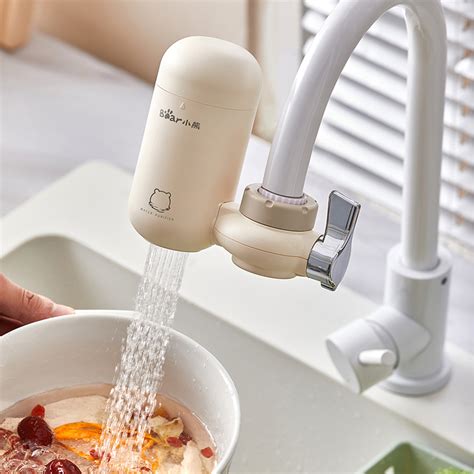 Bear 小熊 Cx E002 水龙头过滤净水器 1机4芯，59元包邮（双重优惠） 补贴后53 69元 —— 慢慢买比价网