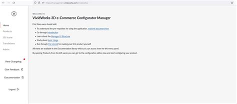 Tenant Selection Vividworks 3d Product Configurator