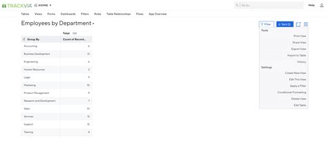 How To Create Views Trackvia