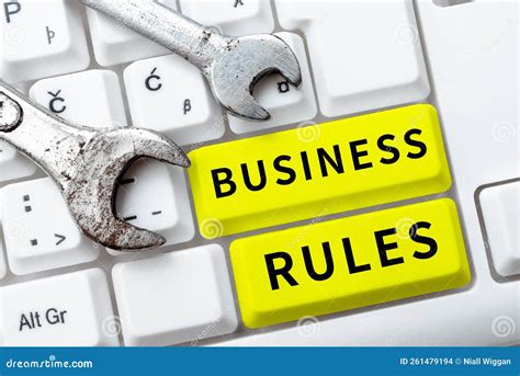Inspiration Showing Sign Business Rules Business Concept The