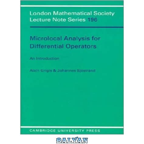 خرید و قیمت دانلود کتاب Microlocal Analysis For Differential Operators An Introduction ترب